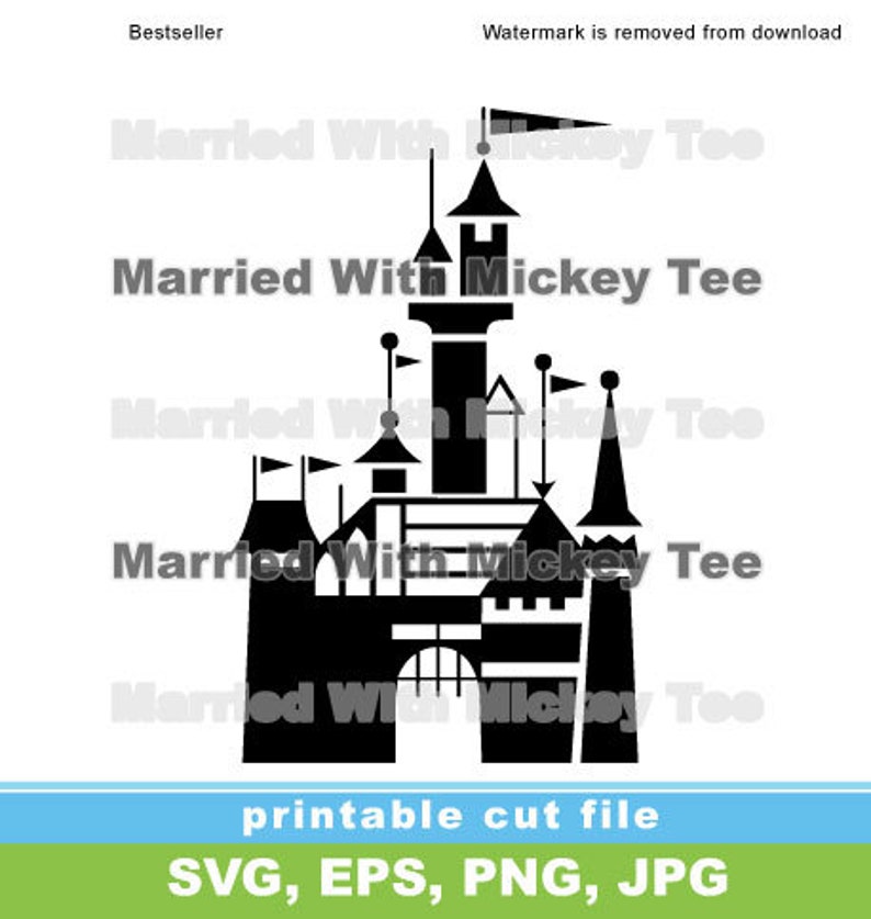 SVG Home Castles 4 Designs With Mickey Mouse Head - Etsy