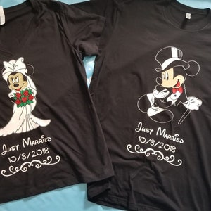 Personalize Awesome Matching Just Married Apparel With Wedding Date ...