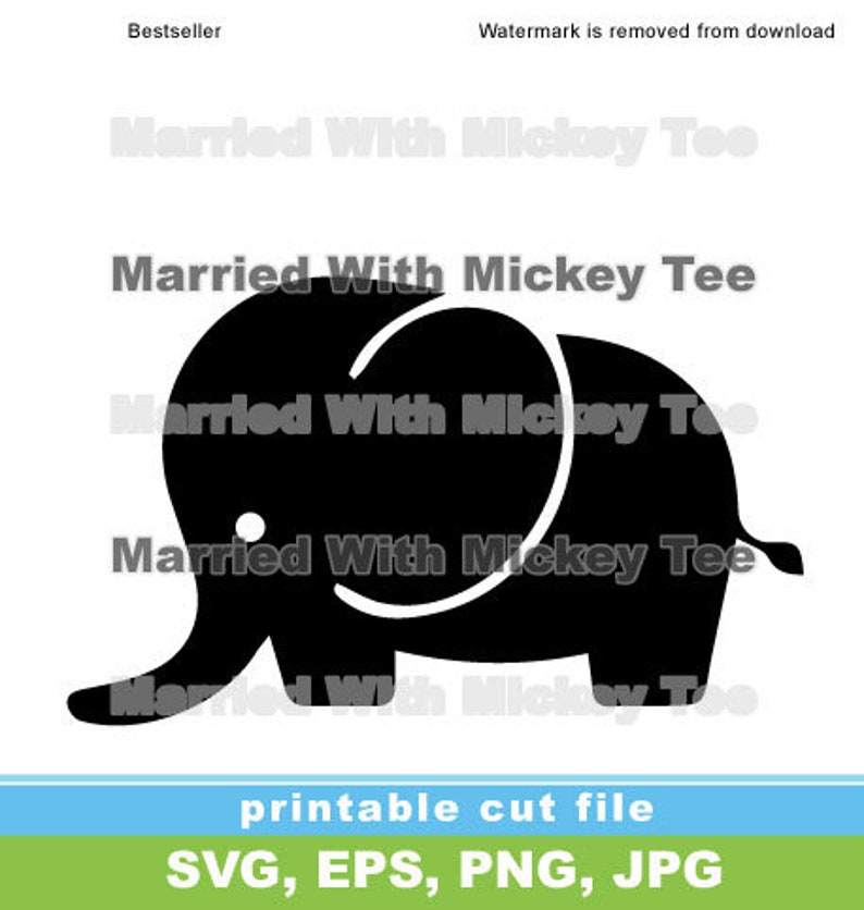 SVG Little Peanut Elephants Super Cute Design for Matching - Etsy