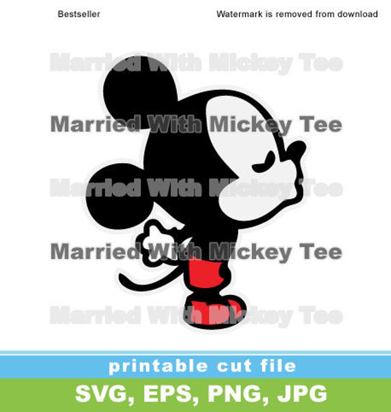 Etsy SVG Matching Design for Couples Soulmate With Mickey Mouse and ...