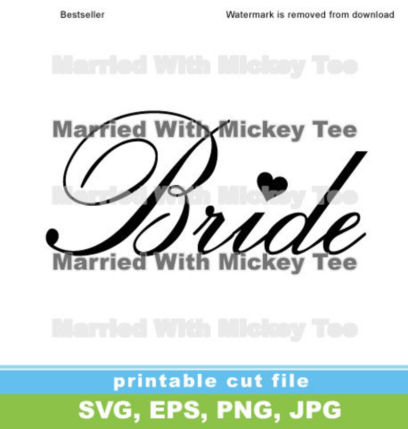 SVG Bride 3 Fonts Vector Gift Proposal Wedding Just Married Engaged ...