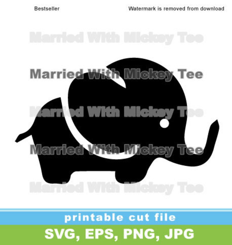 SVG Little Peanut Elephants Super Cute Design for Matching - Etsy