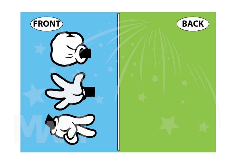 Etsy Rock Paper Scissors Mickey Mouse Hands Super Cool Shirt | Etsy