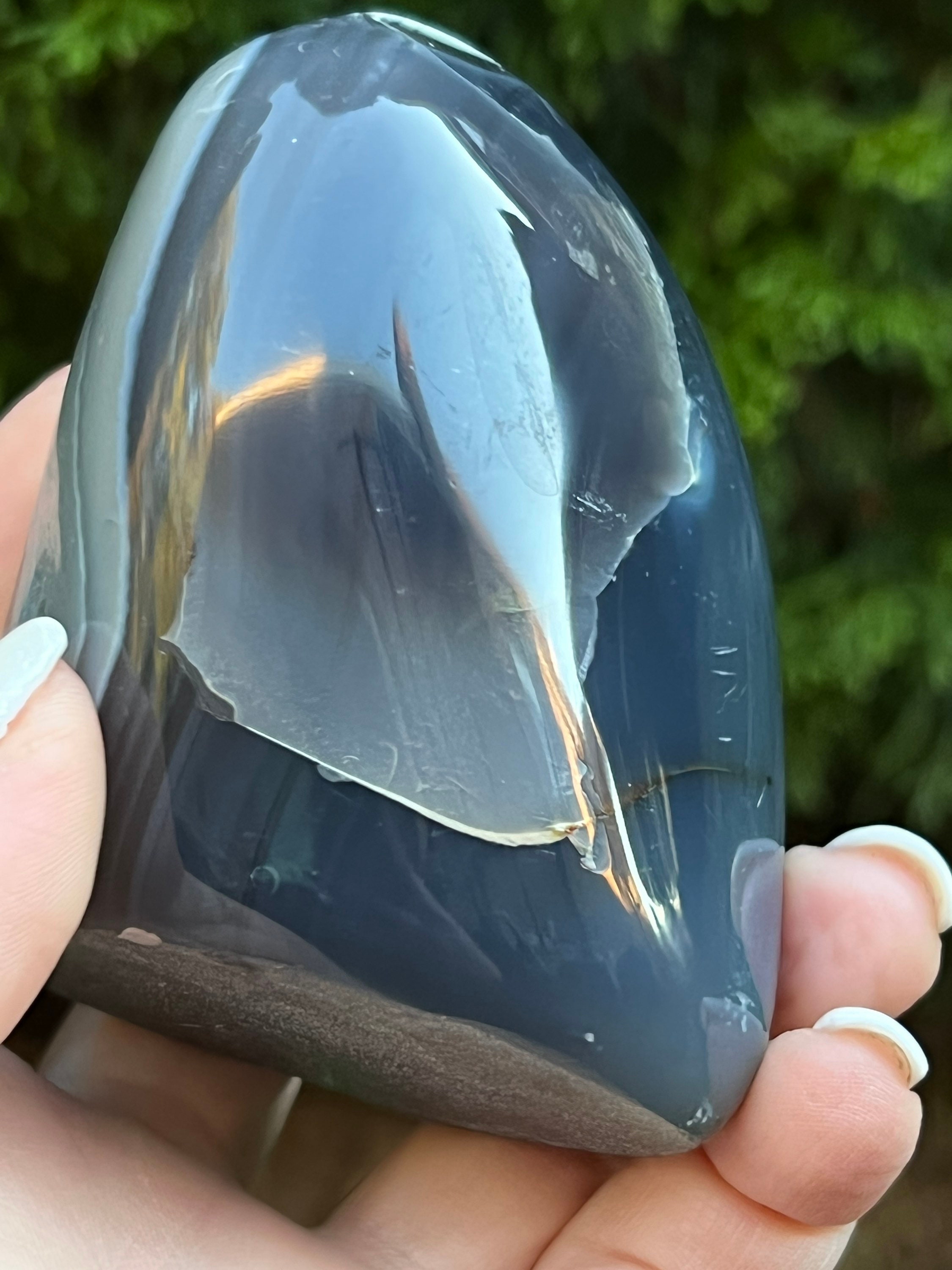 Beautiful Large Orca Agate Freeform - Etsy