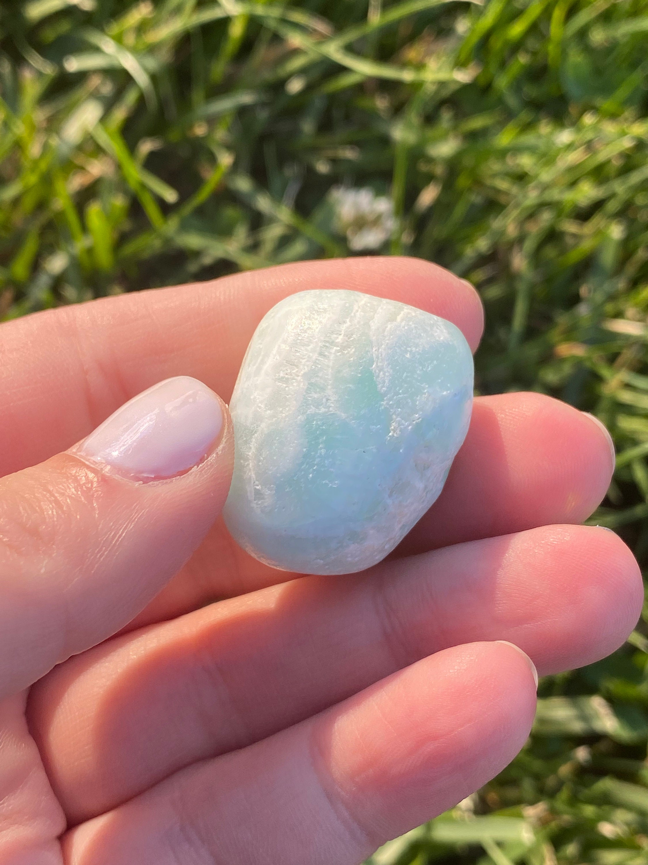 CARRIBEAN Calcite Tumbled Stone - Etsy