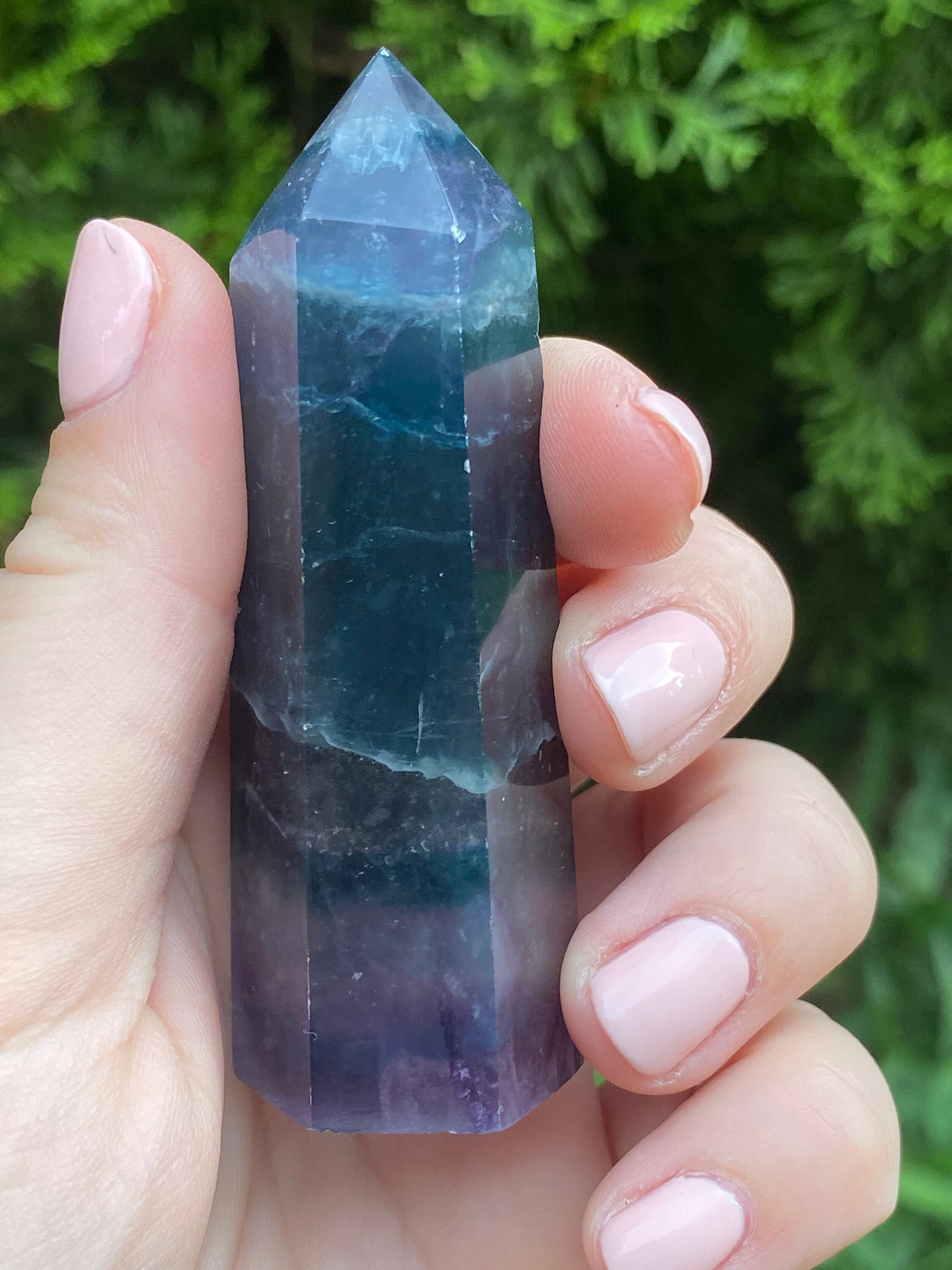 Gorgeous Rainbow Flourite Tower - Etsy