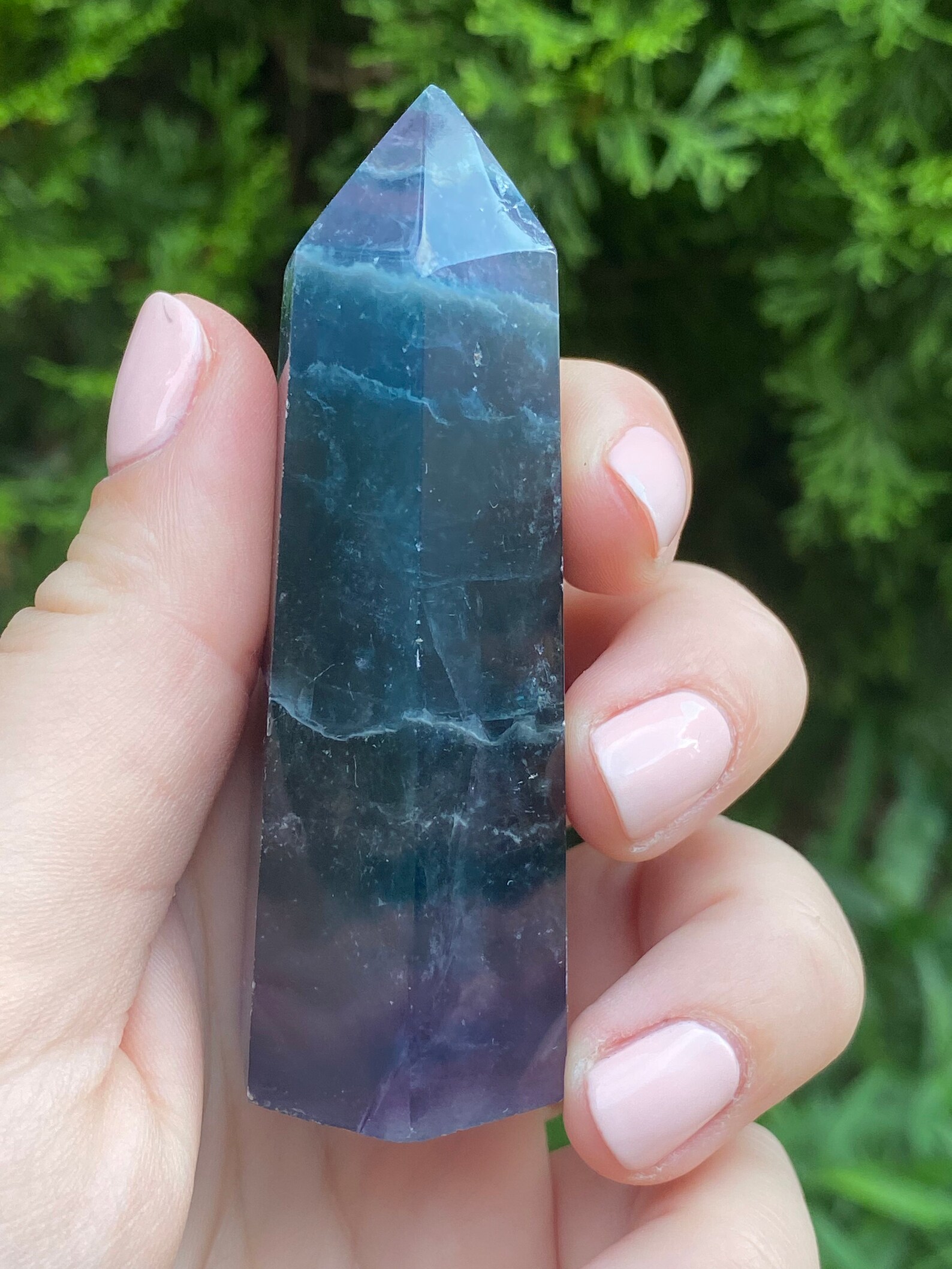 Gorgeous Rainbow Flourite Tower - Etsy