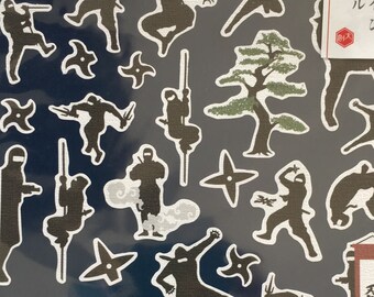 Ninja stickers | Etsy