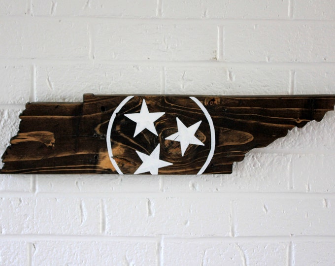 Tennessee State Sign | State Flag Art | Repurposed Wall Art | Tennessee ...