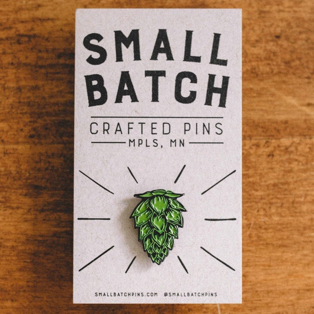Hop Enamel Beer Pin | Beer Pin | Beer Gift | Craft Beer Lover | Hops ...
