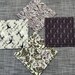 Set of 4 Reversible Handmade Lightweight Thin Quilted Coaster Set - Etsy