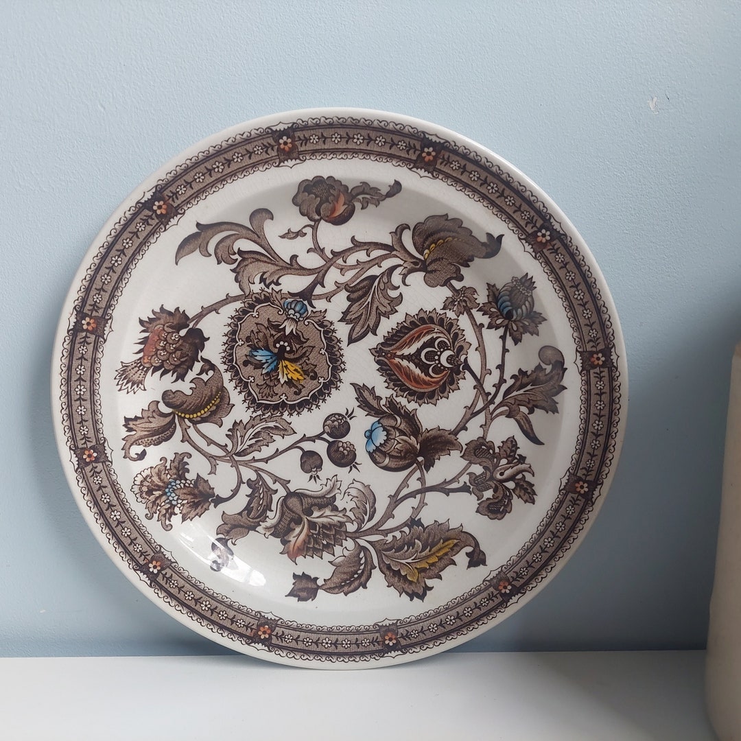 Vintage Ridgway "jacobean" Dining Plate, Ironstone Made in England ...