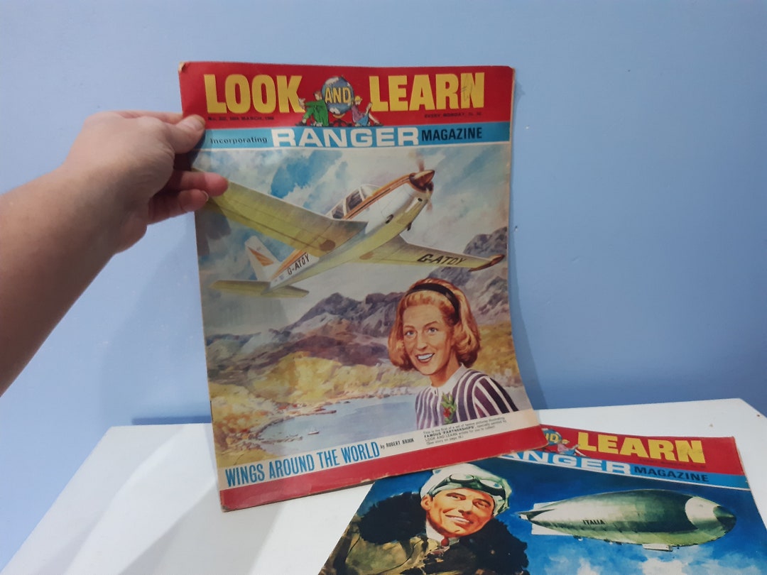 Vintage Pair of Look and Learn Magazine, Published 1968 - Etsy UK