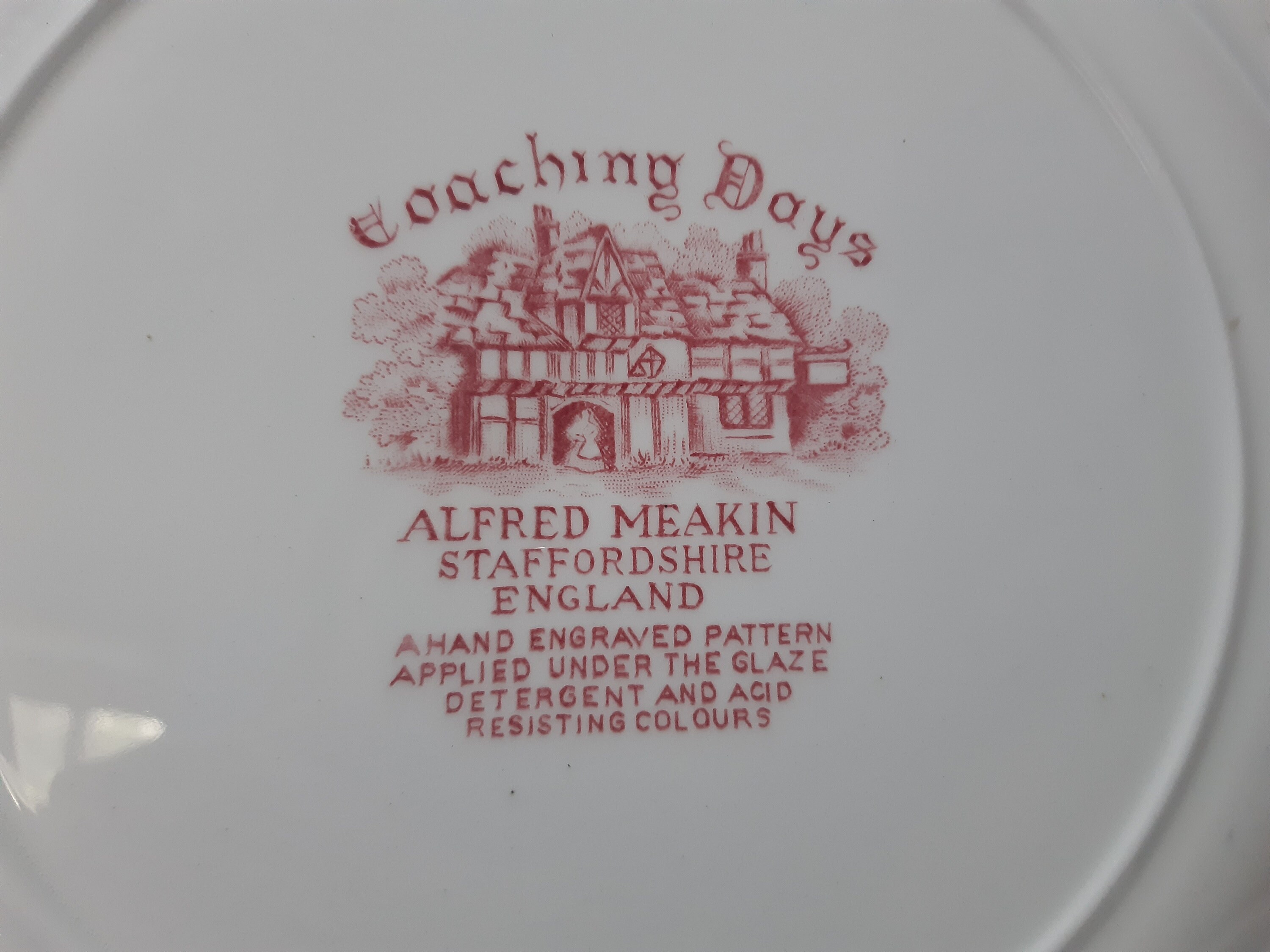 Dining & Serving Kitchen & Dining Alfred Meakin Coaching Days Dinner ...
