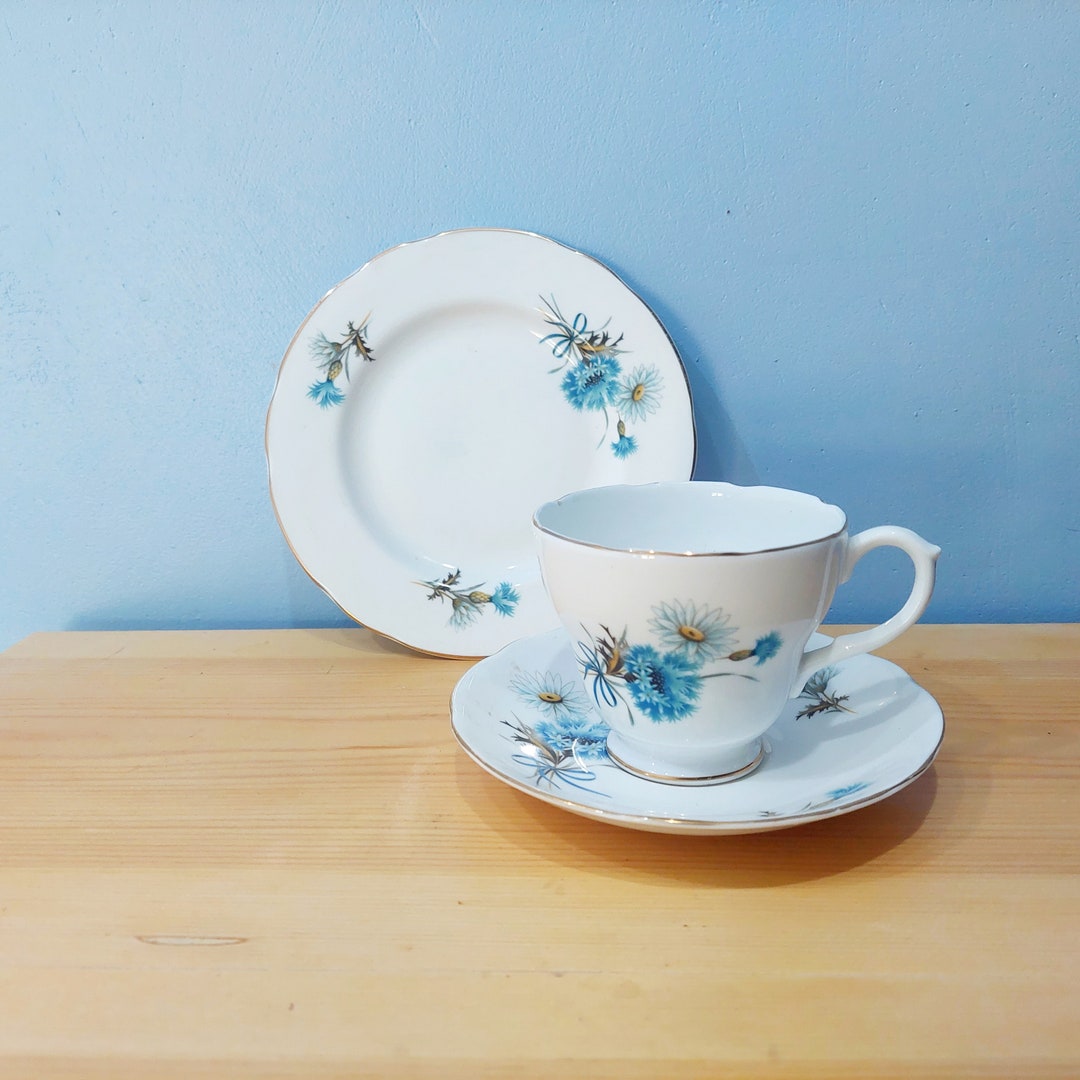 Vintage Springfield joli trio de tasses à thé, porcelaine fabriquée en ...