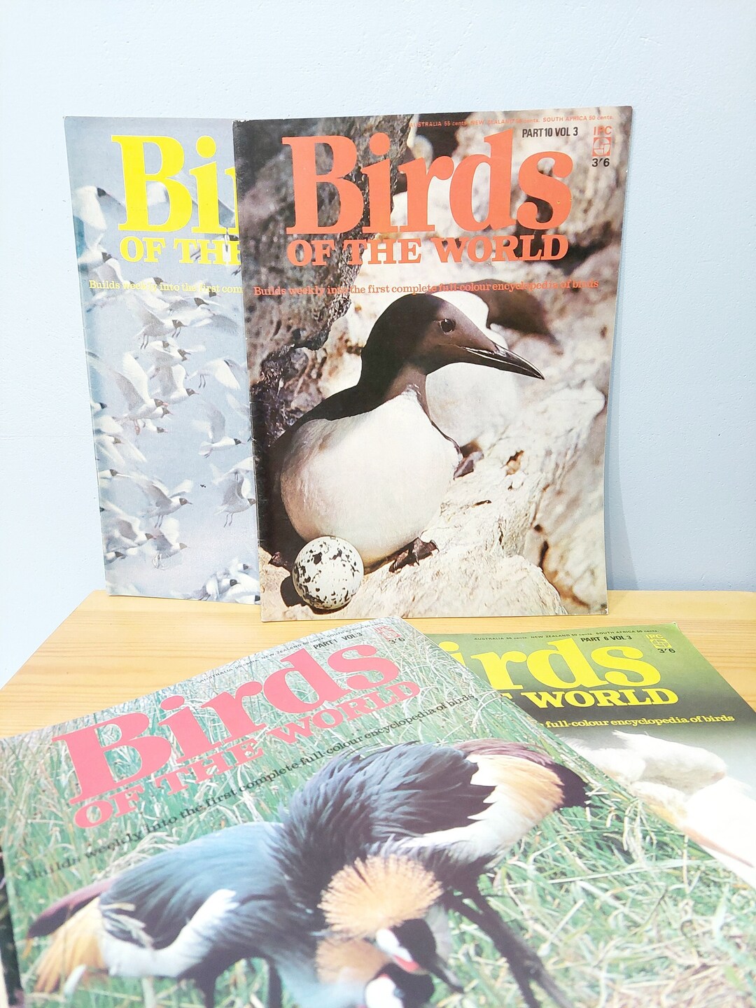 Vintage "birds of the World" Set of 12 Magazines From 1969, Vol 3 - Etsy