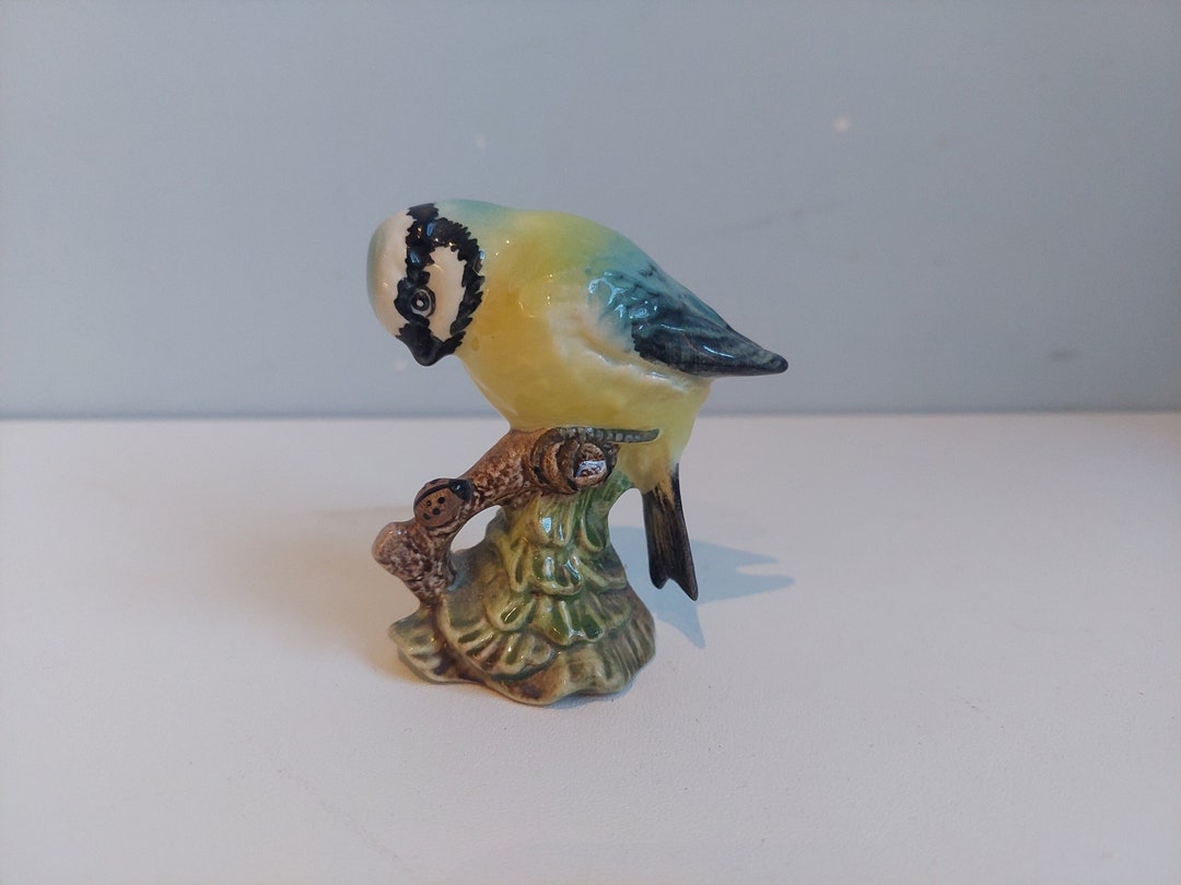 Vintage Beswick "blue Tit" Bird Figurine, Ceramic Made in England - Etsy
