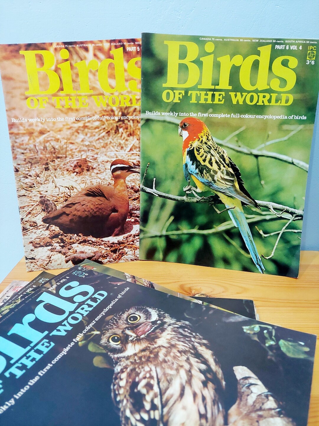 Vintage birds of the World Set of 11 Magazines From 1969 - Etsy