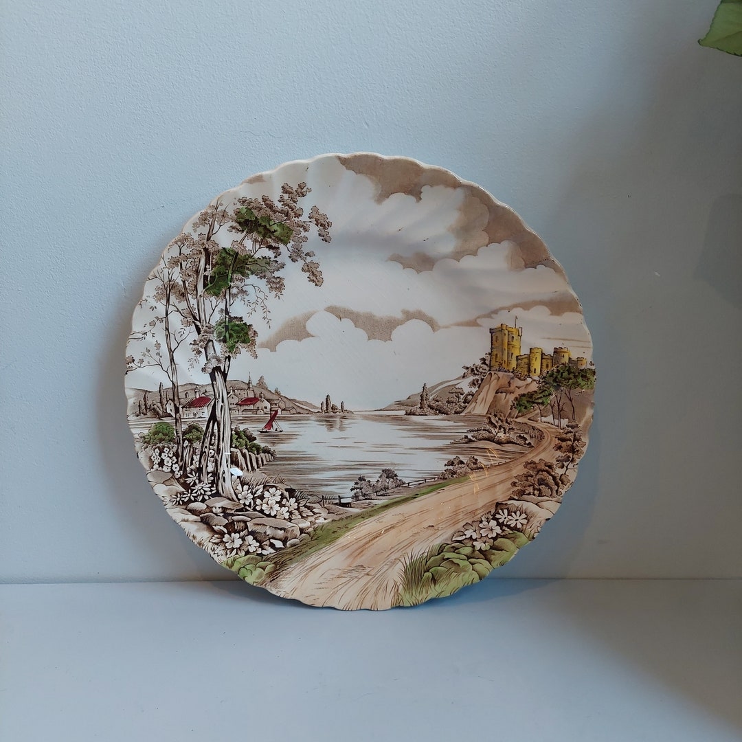 Vintage British Anchor "alton" Large Dining Plate, 10 Inches Made in ...