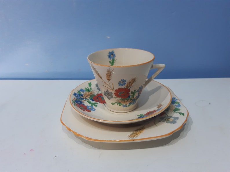 Phoenix Ware Vintage Teacup and Saucer Trio Made in England - Etsy