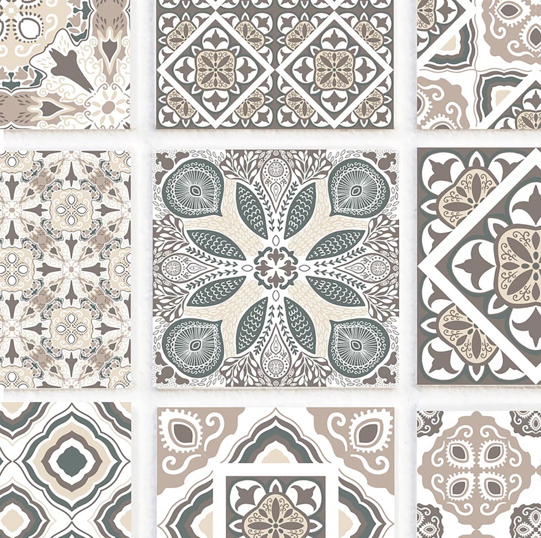 Azulejos Tile Stickers Patterned Tile Decals Tile Transfers Tile ...