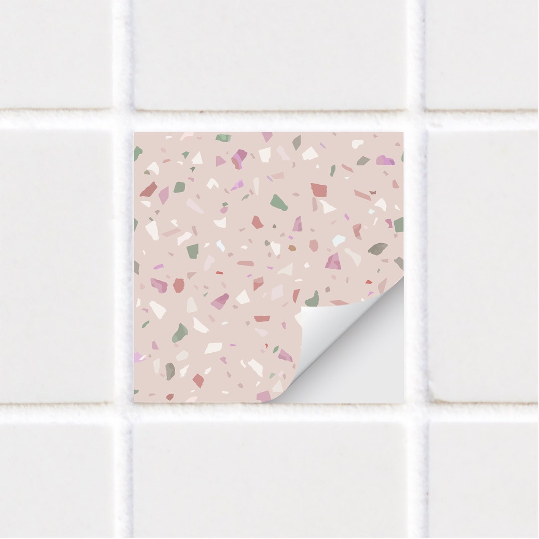 Terrazzo Tile Stickers Tile Decals Tile Transfers Tile Backsplash TS ...