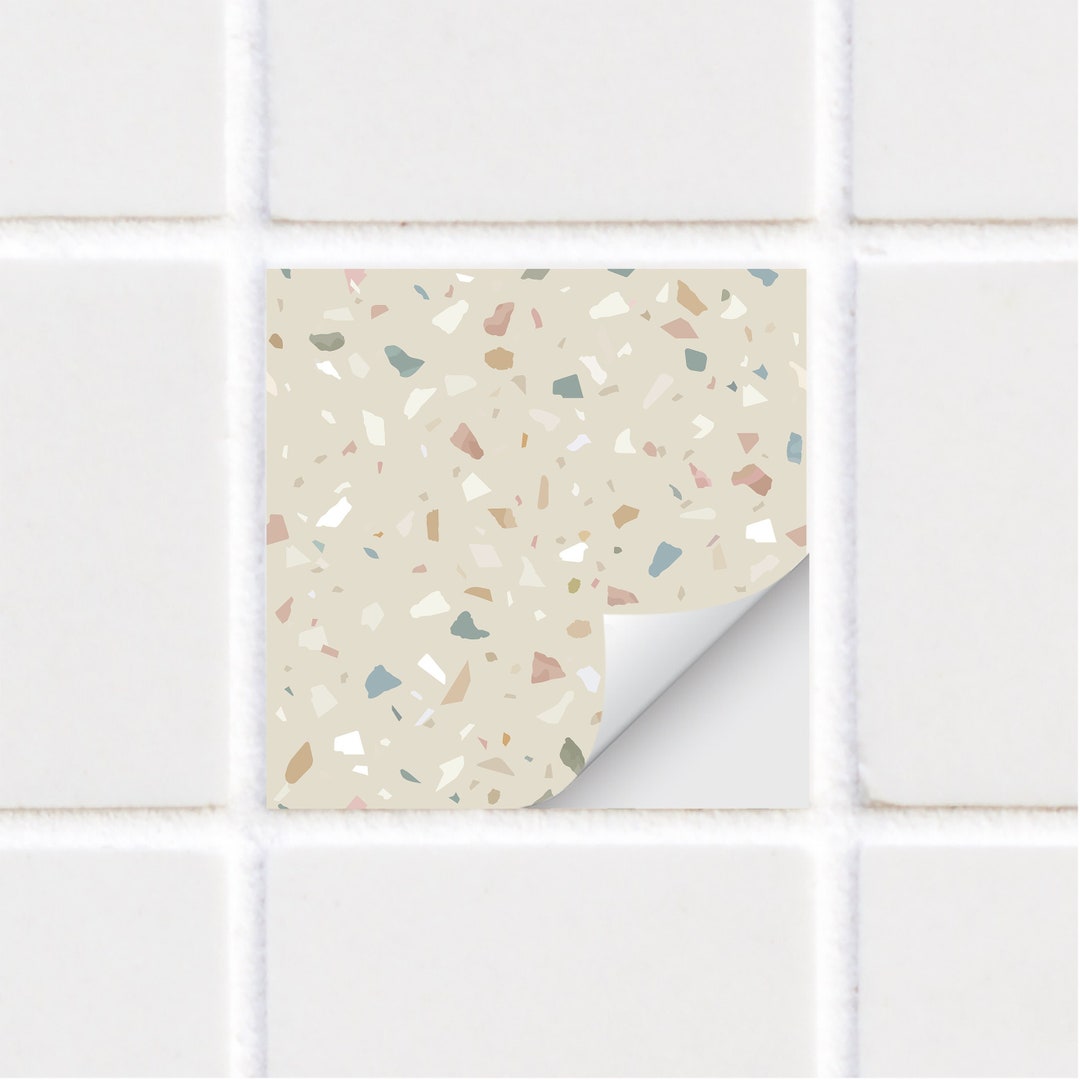 Terrazzo Tile Stickers Tile Decals Tile Transfers Tile Backsplash TS ...