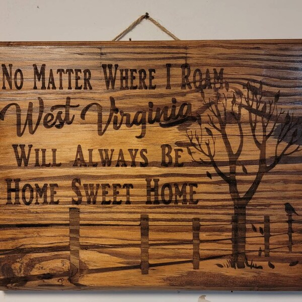West Virginia Sign - Etsy