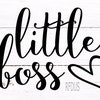 Little Boss Svg, Mini Boss SVG, Baby Svg, Cricut Cutting File Svg File ...