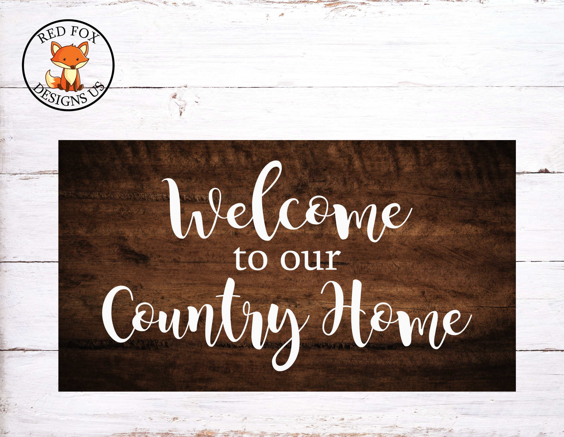 Welcome to our country home SVG File rustic House farmhouse | Etsy