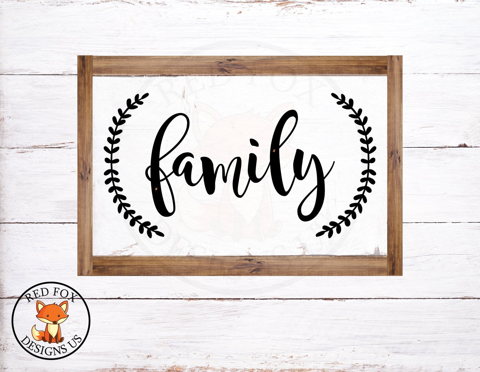 Family Rustic SVG File Laurel Wreath Cricut Cutting Svg - Etsy