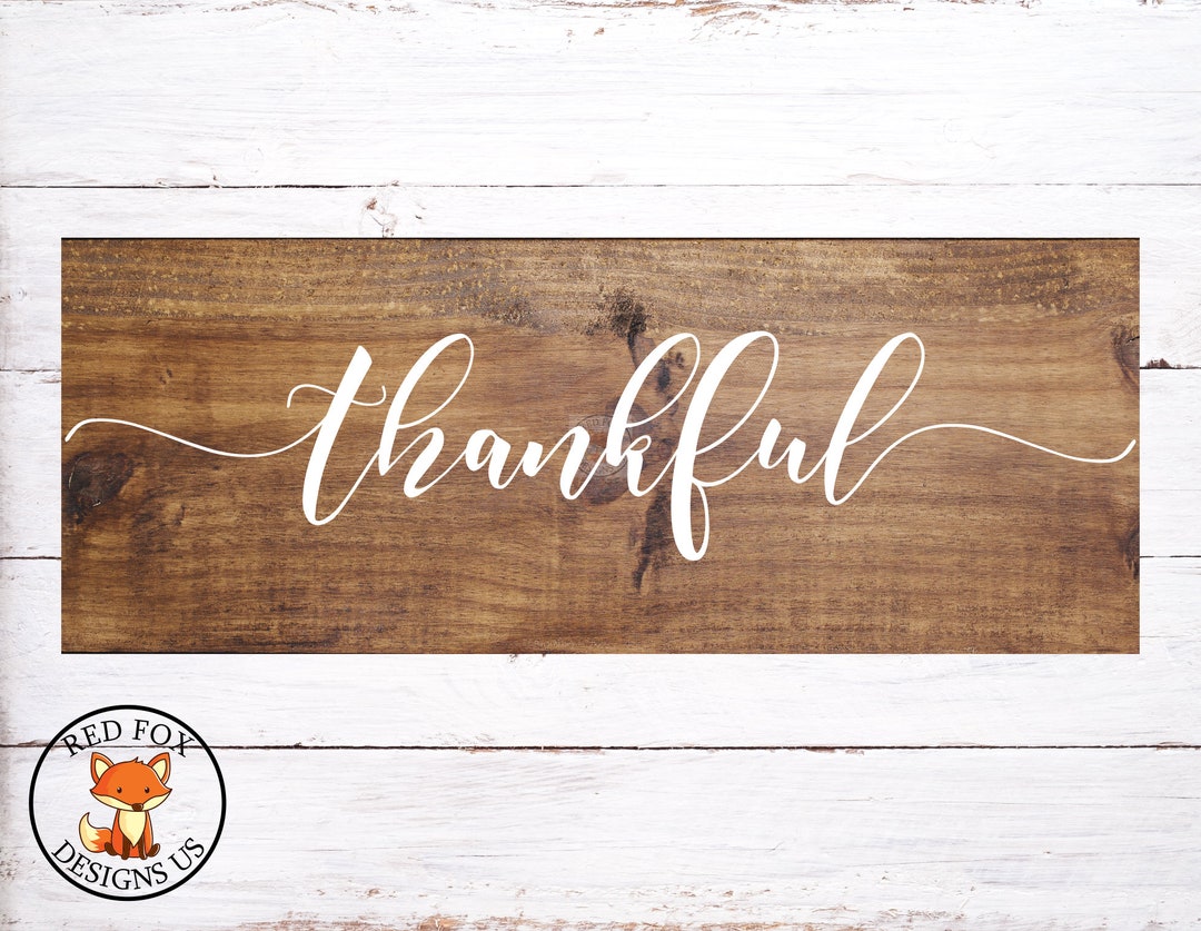 Thankful Svg, Cricut Cutting File, Thanksgiving Svg, Fall Svg, Harvest ...