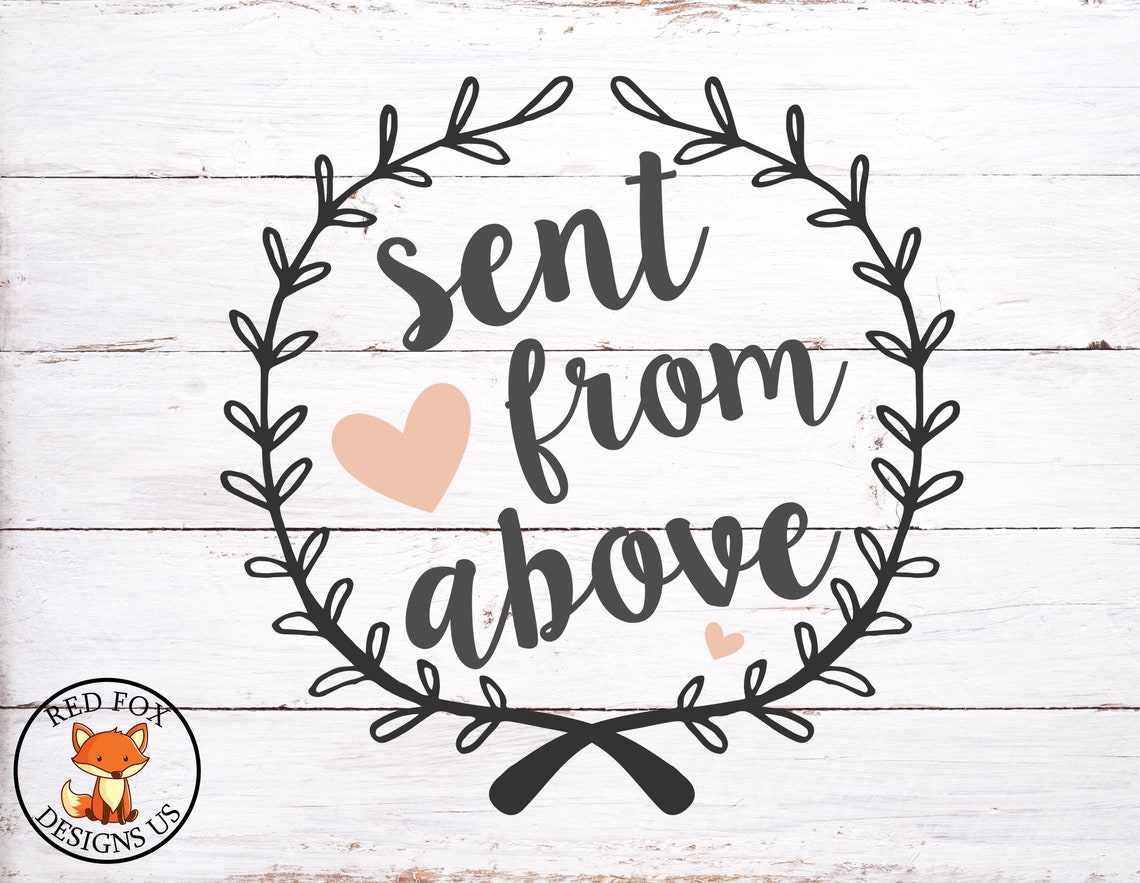 Sent From Above SVG Cricut and Cameo Cutting File Vecter - Etsy