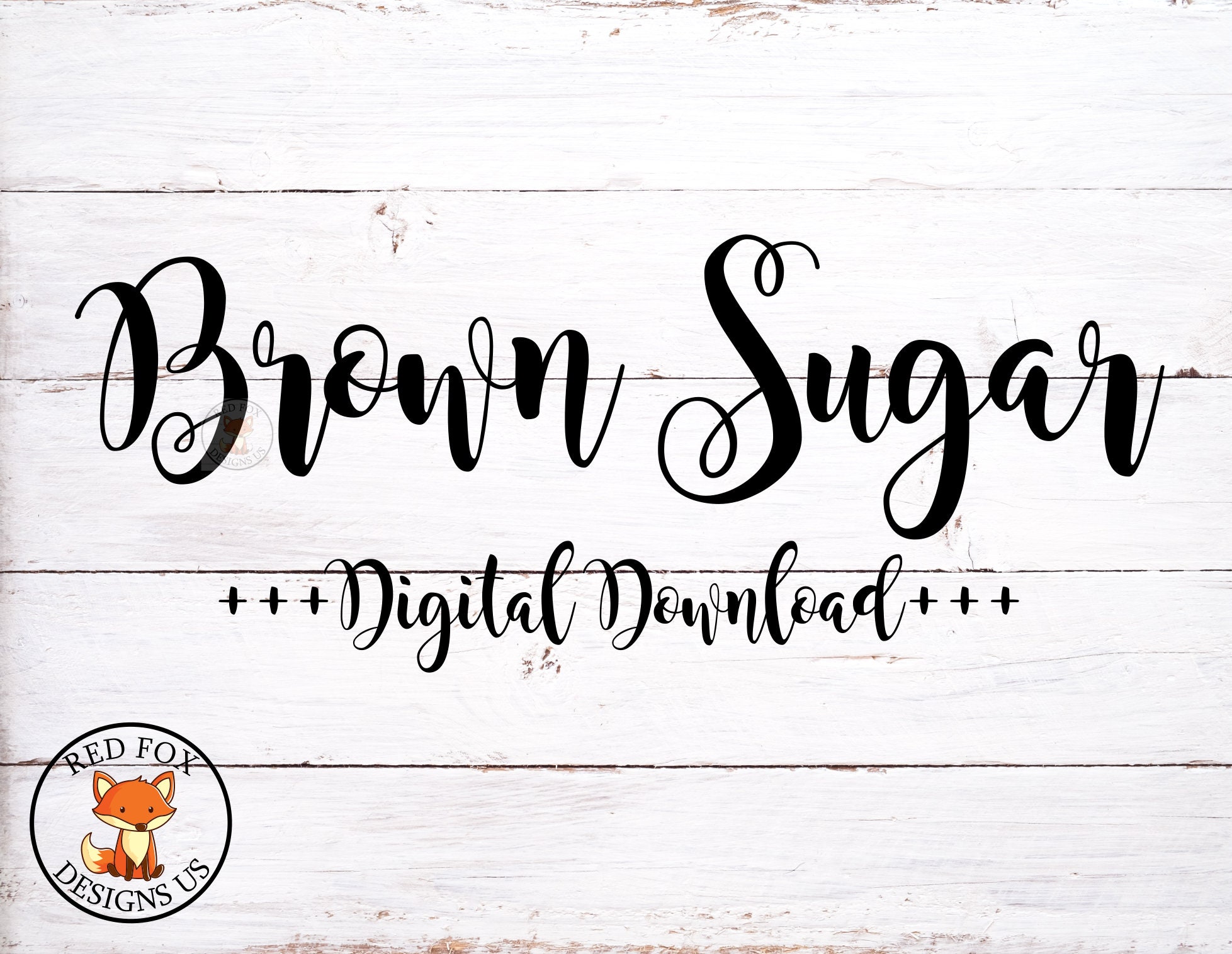Brown Sugar Label SVG Digital Download Kitchen Canister | Etsy