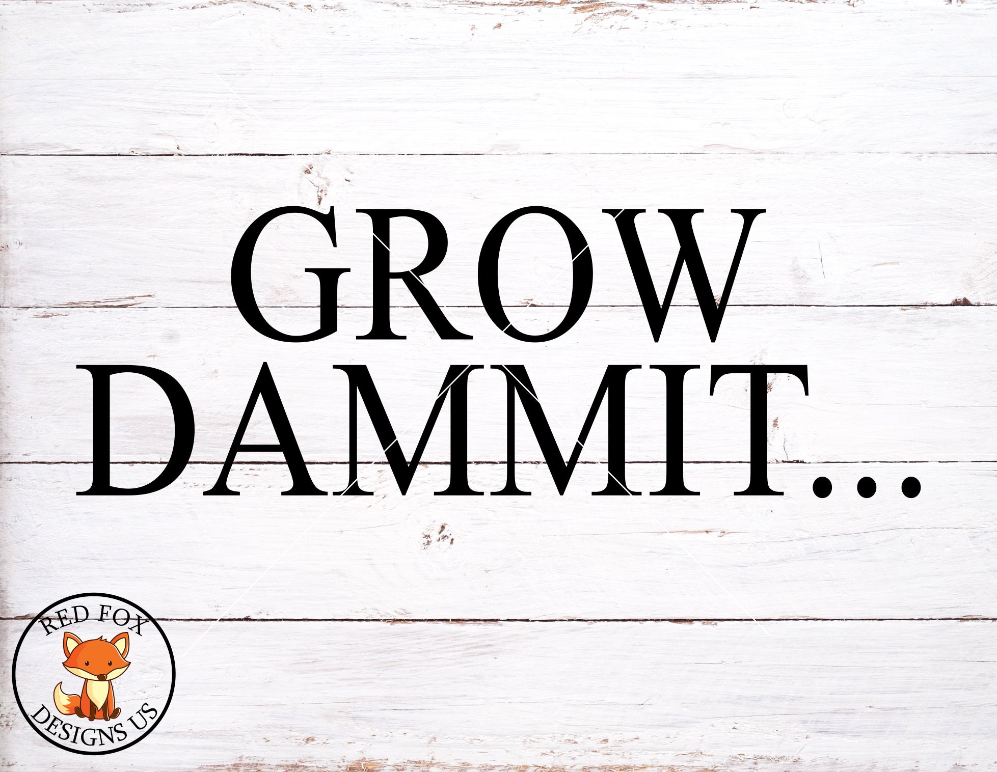 Grow Dammit Svg Life is Better in the Garden Svg Cricut | Etsy