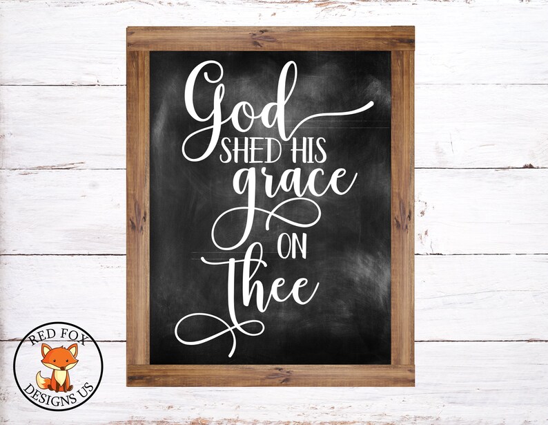 God Shed His Grace on Thee SVG Proud to Be an American Svg - Etsy