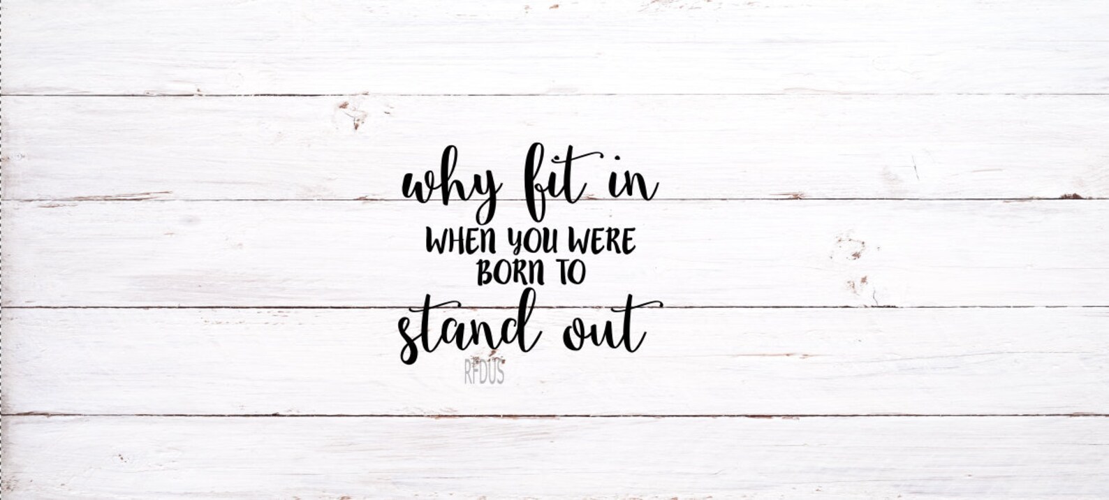 Why Fit in When You Were Born to Stand Out Svg, Easy Cricut and Cameo ...