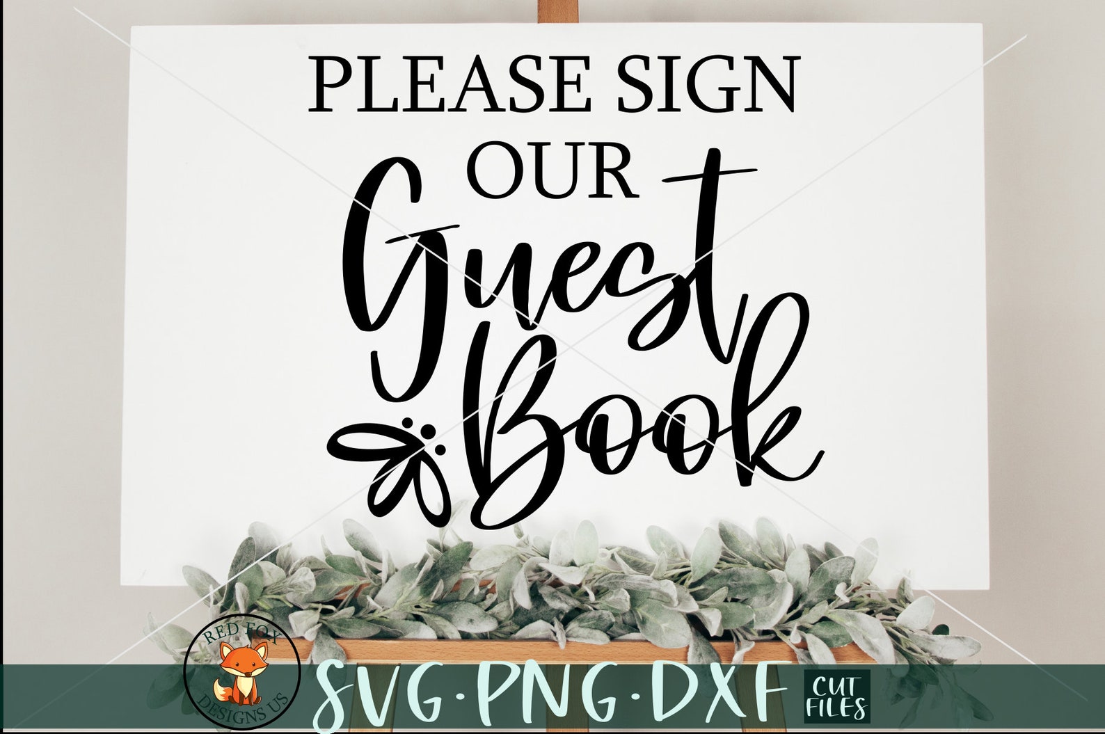 SVG FILES Please Sign Our Guest Book Svg Wedding Sign Svg | Etsy
