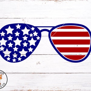 American Flag Glasses SVG, Home of the Free Because of the Brave Svg ...