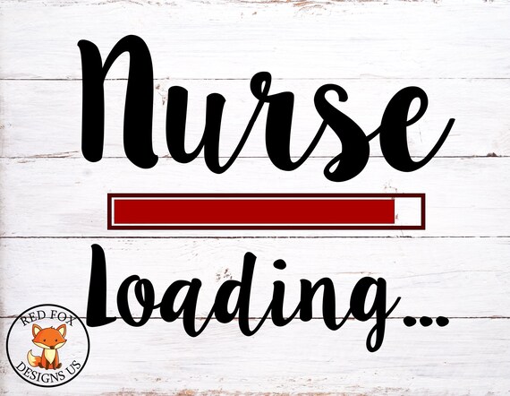 Nurse Loading Svg Living That Nurse Life Svg Messy Bun - Etsy