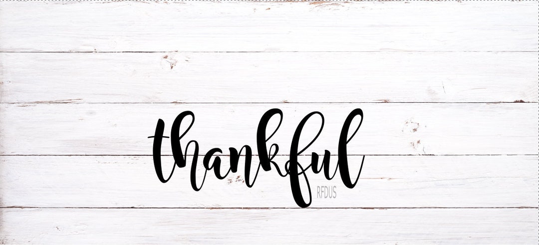 Thankful Svg Cricut Cutting File Thanksgiving Svg Fall Svg - Etsy