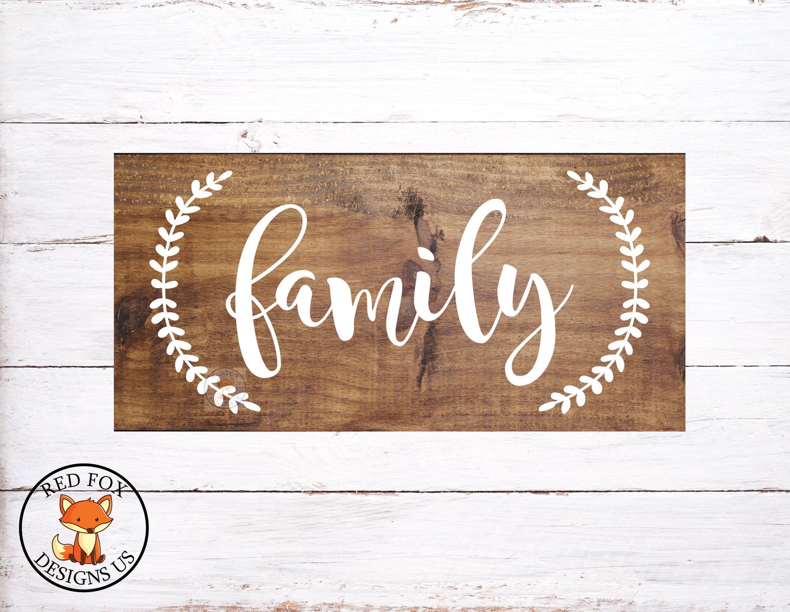 Family Rustic SVG File Laurel Wreath Cricut Cutting Svg - Etsy