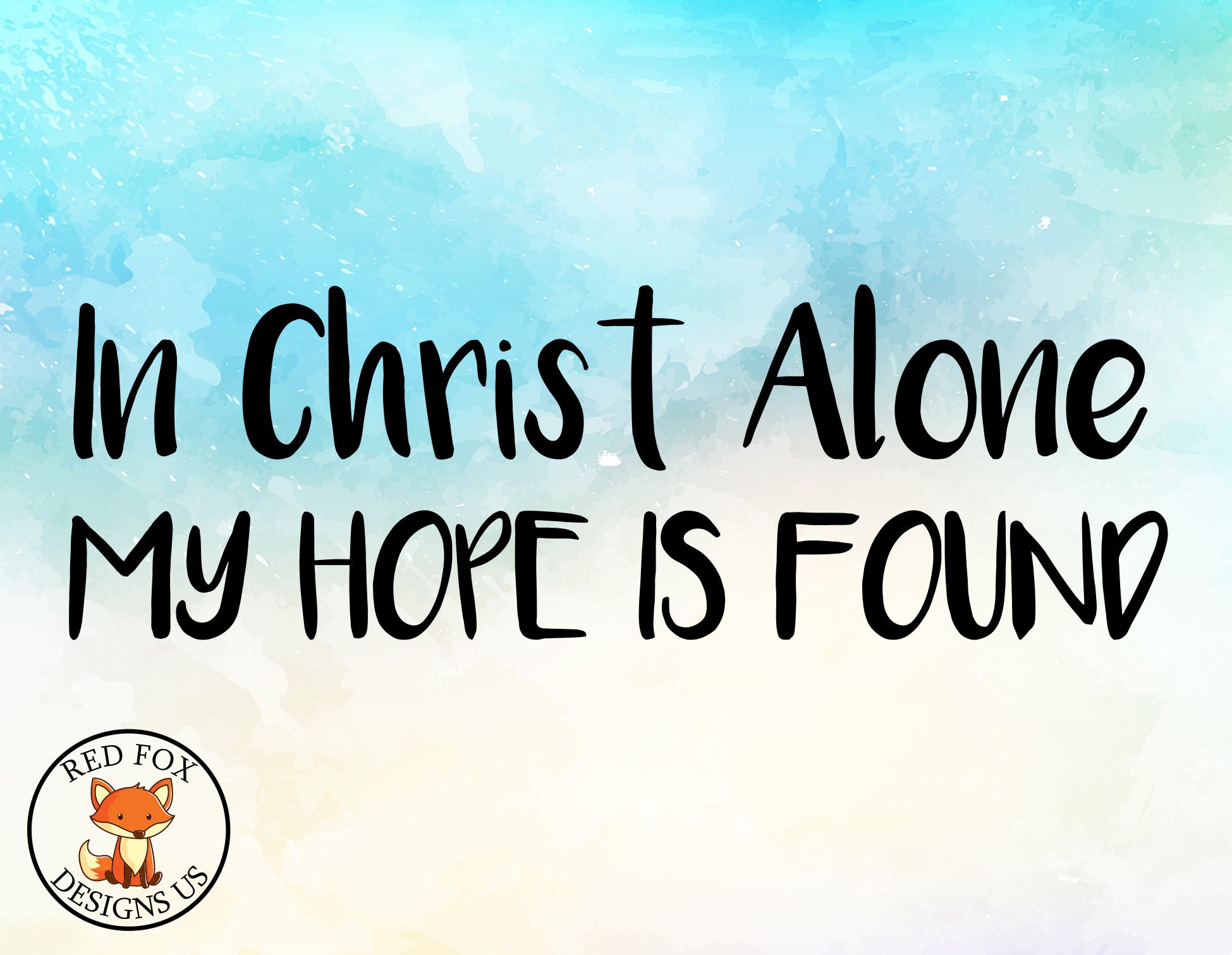 In Christ Alone My Hope is Found Svg This Too Shall Pass Svg | Etsy
