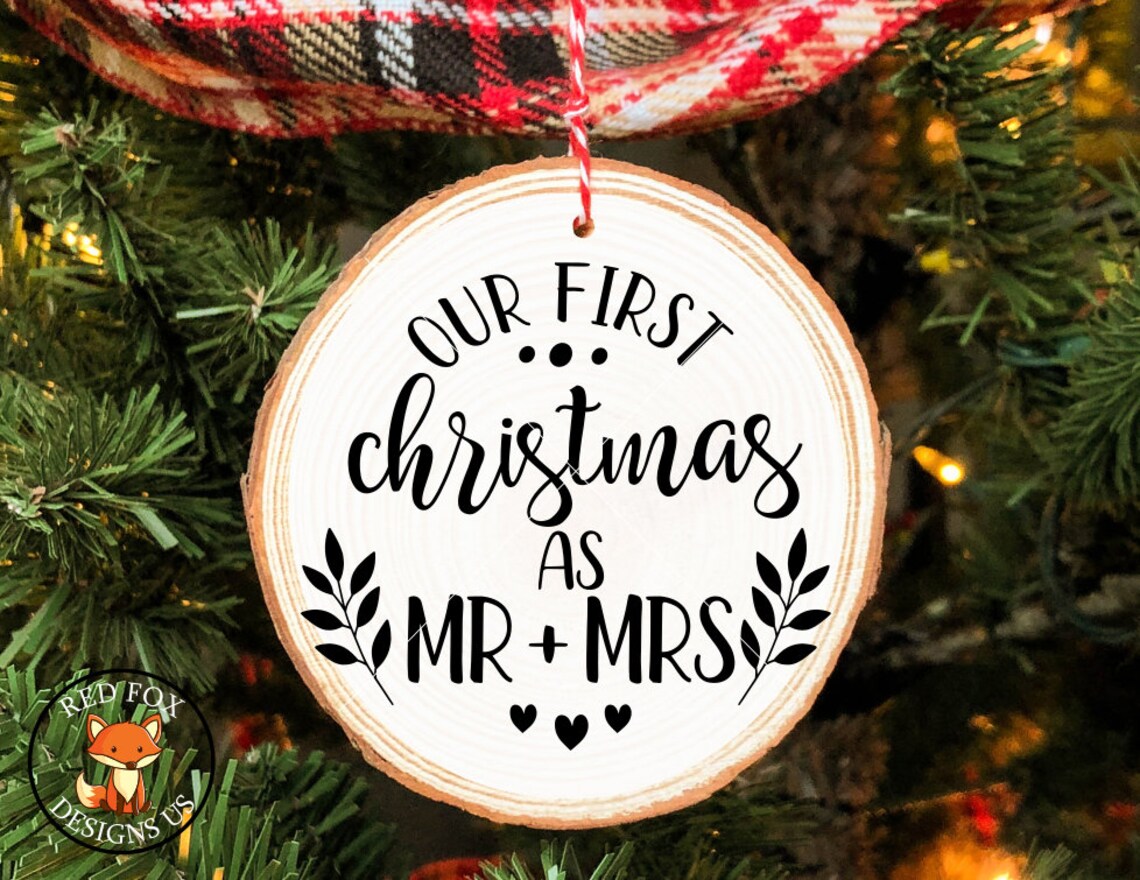 First Christmas as Mr and Mrs Svg, Wedding Svg, Engagement Svg, Bridal ...