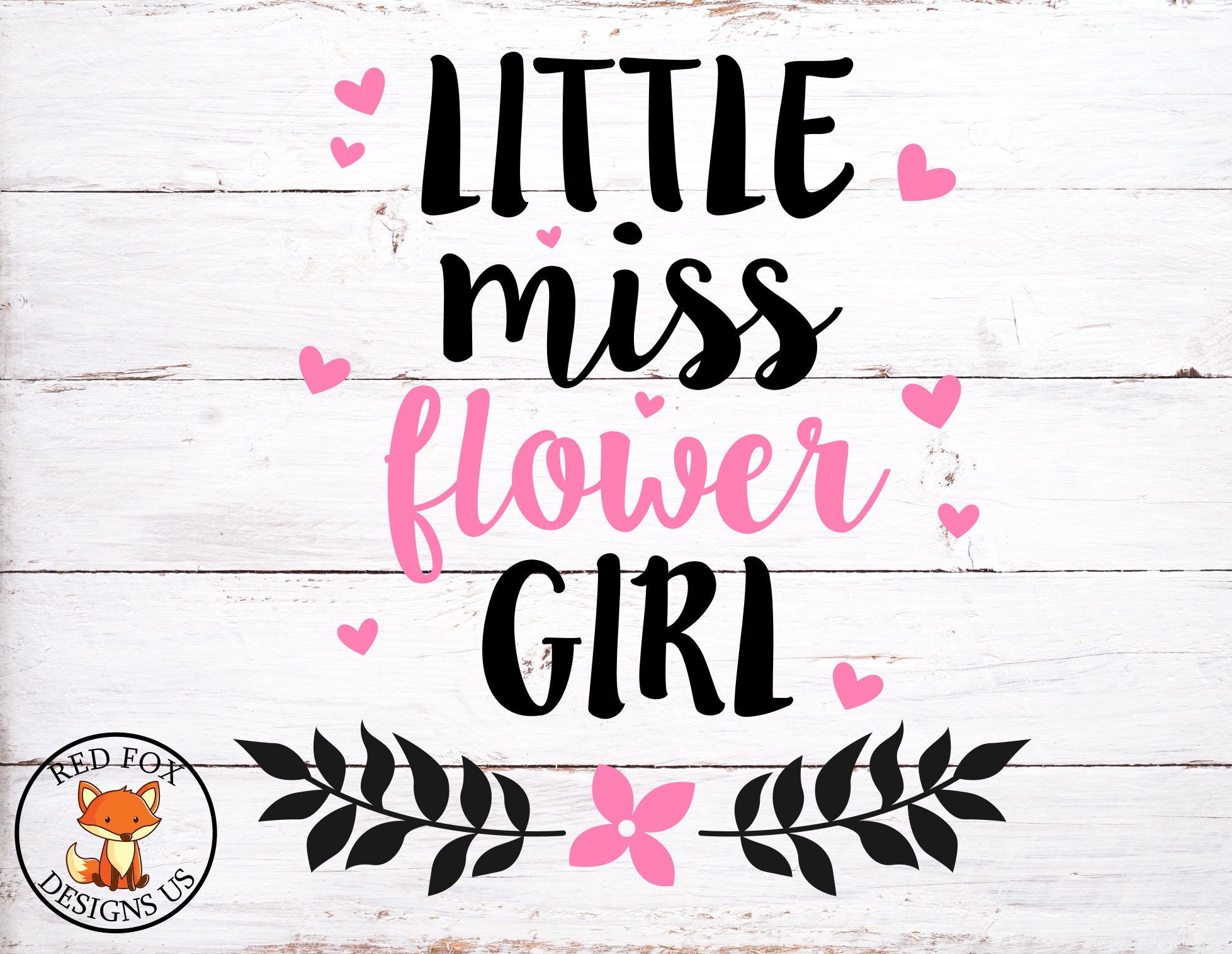 Little Miss Flower Girl SVG Easy Cricut Cutting File Wedding | Etsy