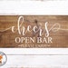 SVG FILES - Cheers Svg - Open Bar Svg - Cheers Open Bar - Instant ...