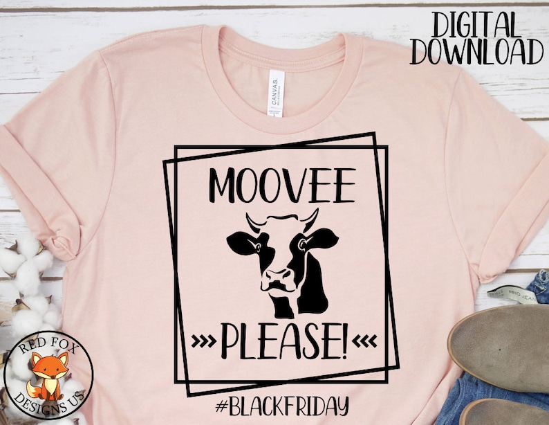 Move Please Cow SVG up All Night to Get Lucky SVG Black | Etsy