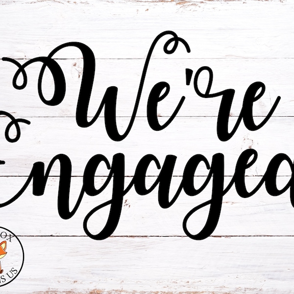 Engaged Svg - Etsy