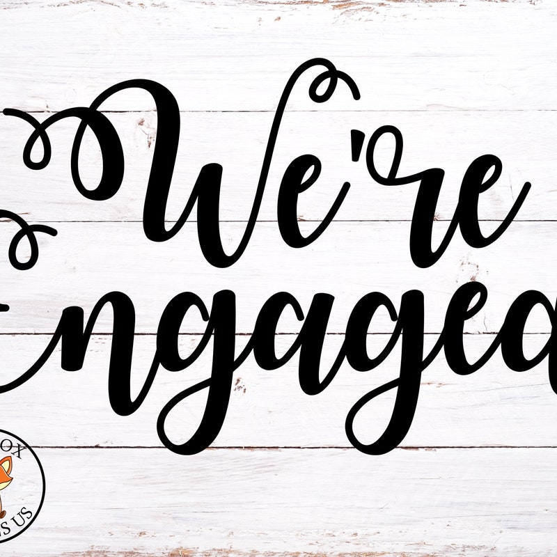 Engaged Svg - Etsy