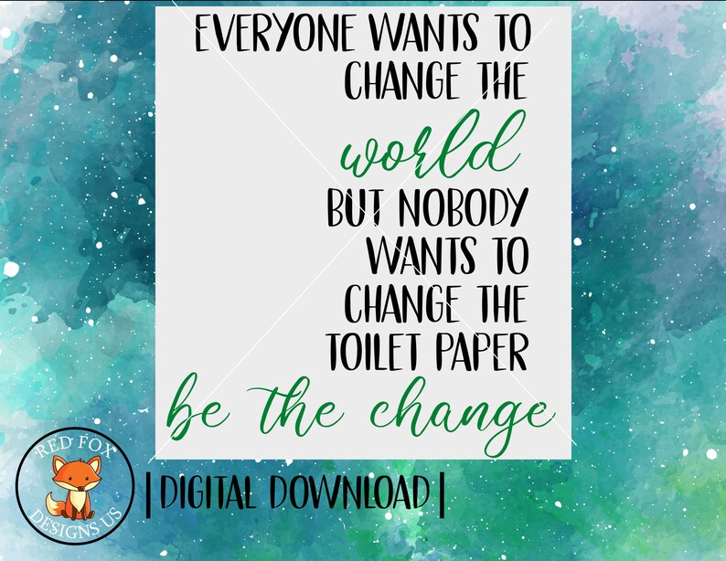 Everybody Wants to Change the World Svg Instant Download Let - Etsy